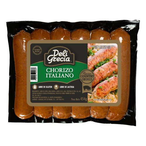 Chorizo Italiano en Paquete de 454gr. – Deligrecia